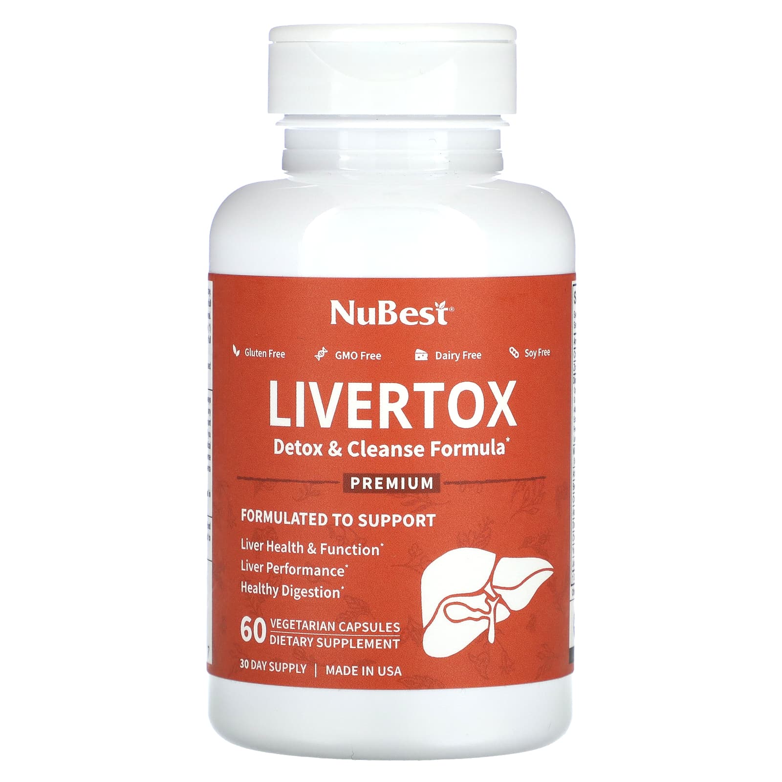 NuBest, Livertox, 60 Vegetarian Capsules - Price History, Comparison ...