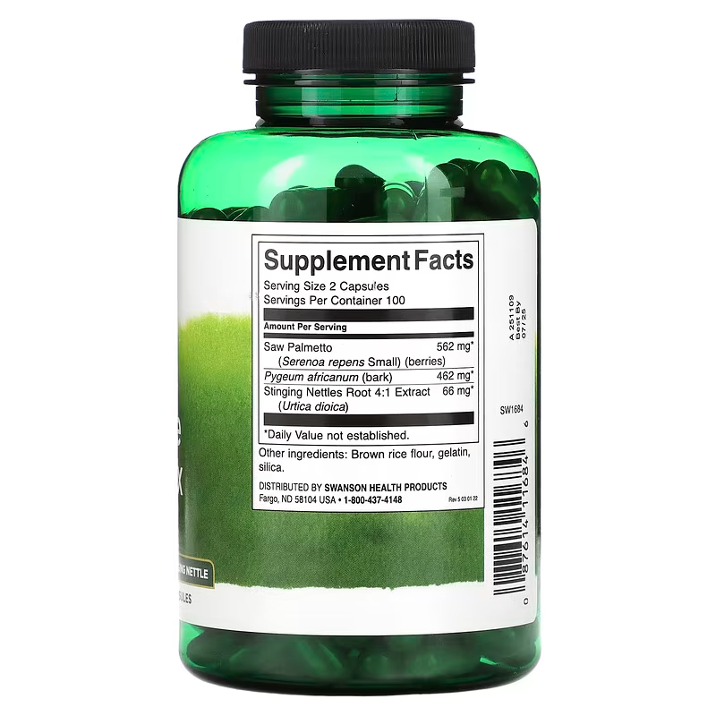 Swanson Herbal Prostate Complex 200 Capsules - Price History ...